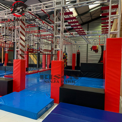 Indoor Adventure American Ninja Warrior Obstacles Warped Wall for Sale ...