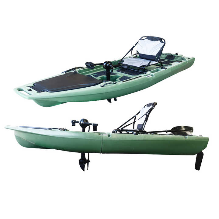 Vicking 9 ft Single Seat Propeller Fin Ocean Pedal Drive Kayak Modular ...
