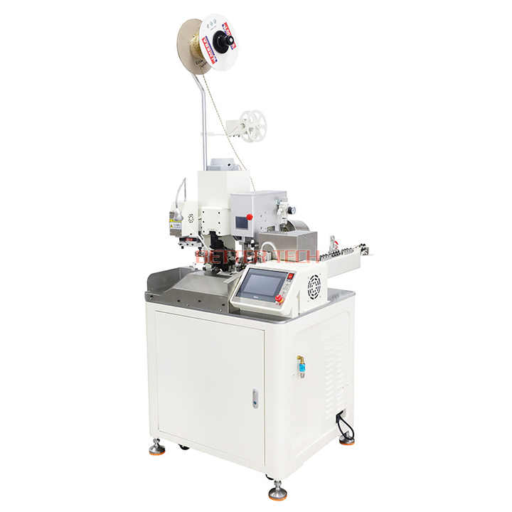 Fully Automatic Crimping and Insulation Sleeves Inserting Machine Wire ...