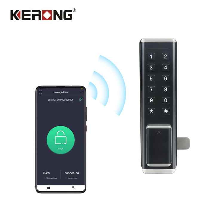 KERONG Waterproof Smart Numeric Keypad Lock for Office Cabinets