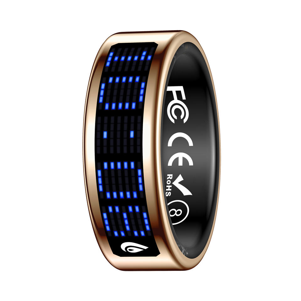 2026 Smart Ring with Display Screen Heart Rate Fitness Tracker IP68 ...