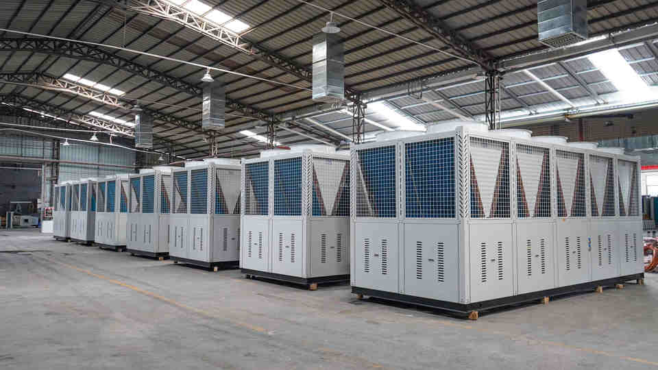 30HP 40HP 50HP 60HP 80HP 90HP 100HP Air Cooled Industrial Screw Water ...
