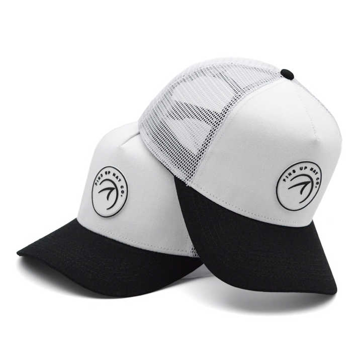 Custom Mesh Hats Wholesale Cotton Embroidered Men Vintage Two Tone ...