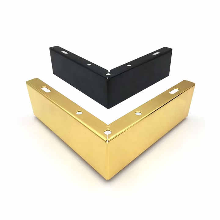 Black Silver Golden Color Iron Metal L Shape Sofa Legs Cabinets Leg ...