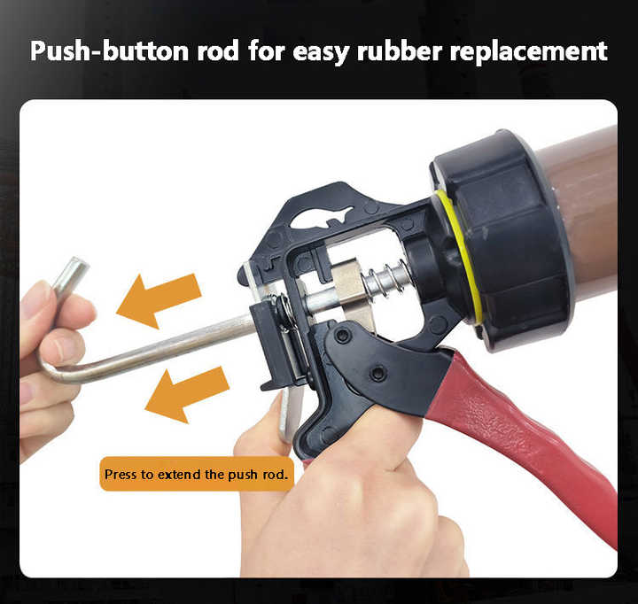 Structural Adhesive Gun with Automatic Glue Cutoff for Effortless Dual ...