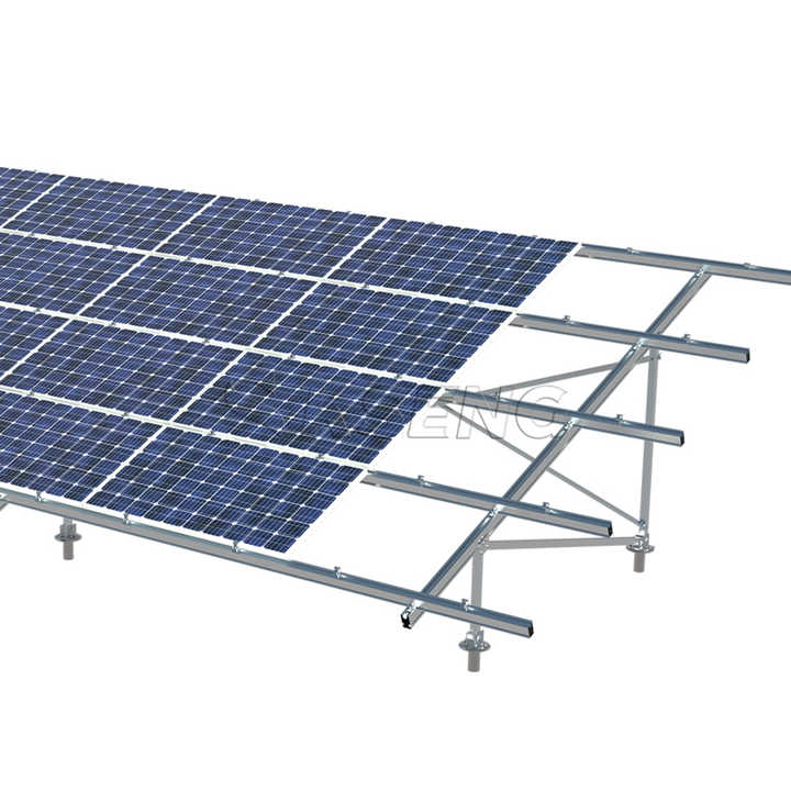 Off Grid Solar Power System Aluminum Ground Mount Solar Racking Systems ...