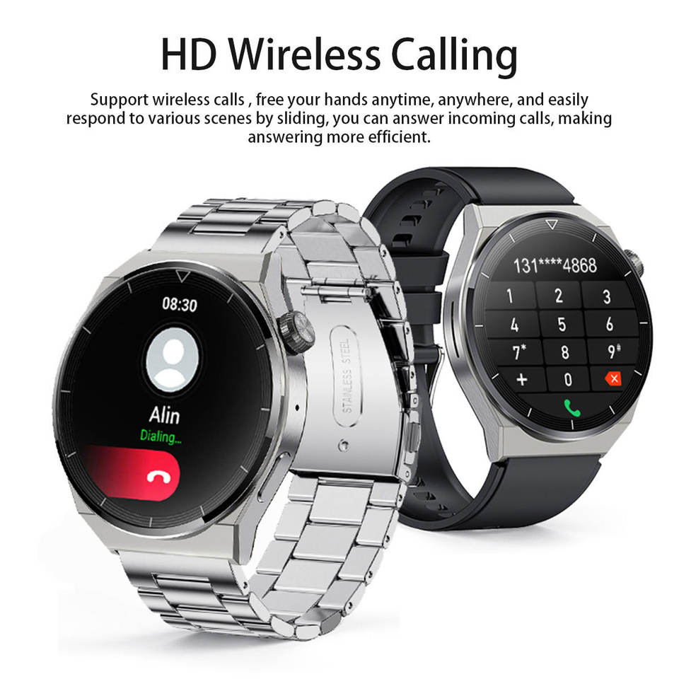 HK46スマートウォッチ大型ラウンドスクリーン健康モニタリングNFC Alipayペイメントタッチコントロール売れ筋Reloj ...