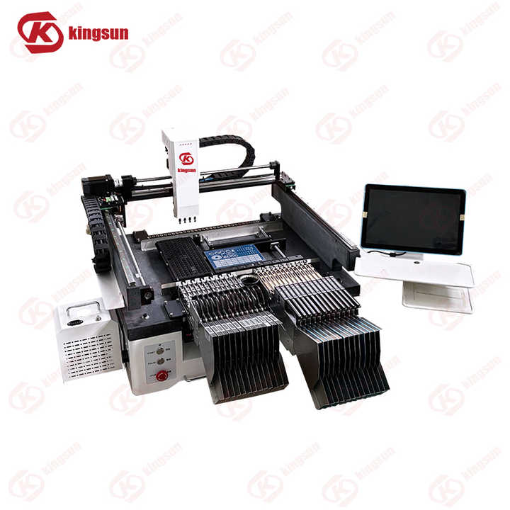 Electronics Production Machinery High Speed 4 Head SMD LED Pcb Making ...