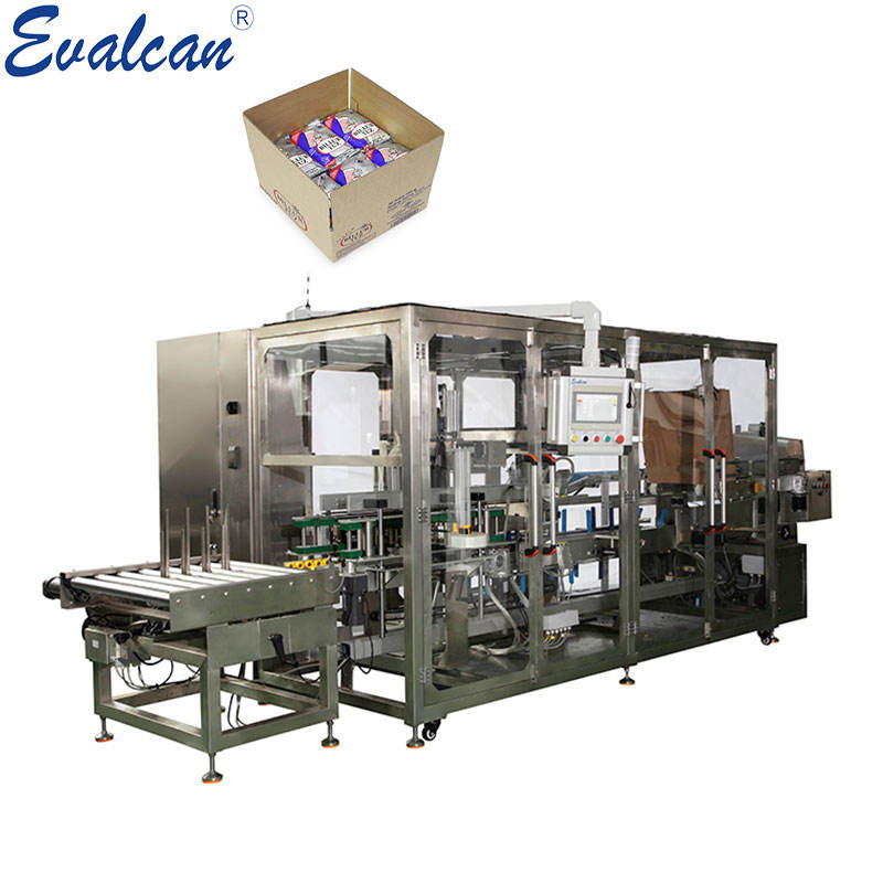 Automatic Side Load Carton Box Case Packer for Children's Food Spouted ...