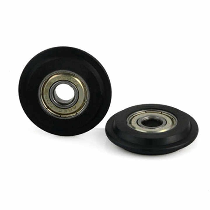 "8x55x7.5mm Plastic Sliding Wardrobe Bottom Roller Wheel POM Nylon Door ...