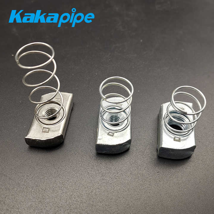 Custom Unistrut Fitting Spring Nuts Custom M6 M8 M10 M12 Galvanized ...
