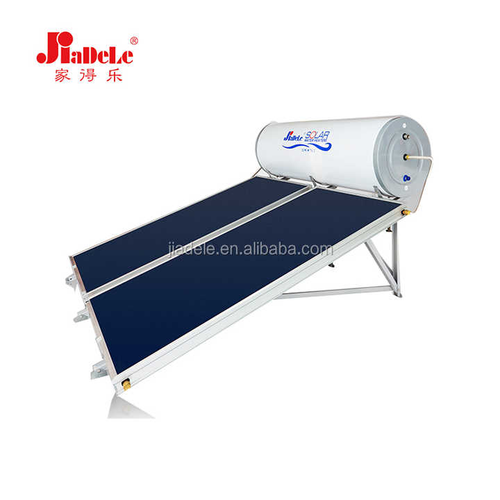 JIADELE 300 Liters Pressurized Flat Plate Solar Energy Hot Water Heater ...