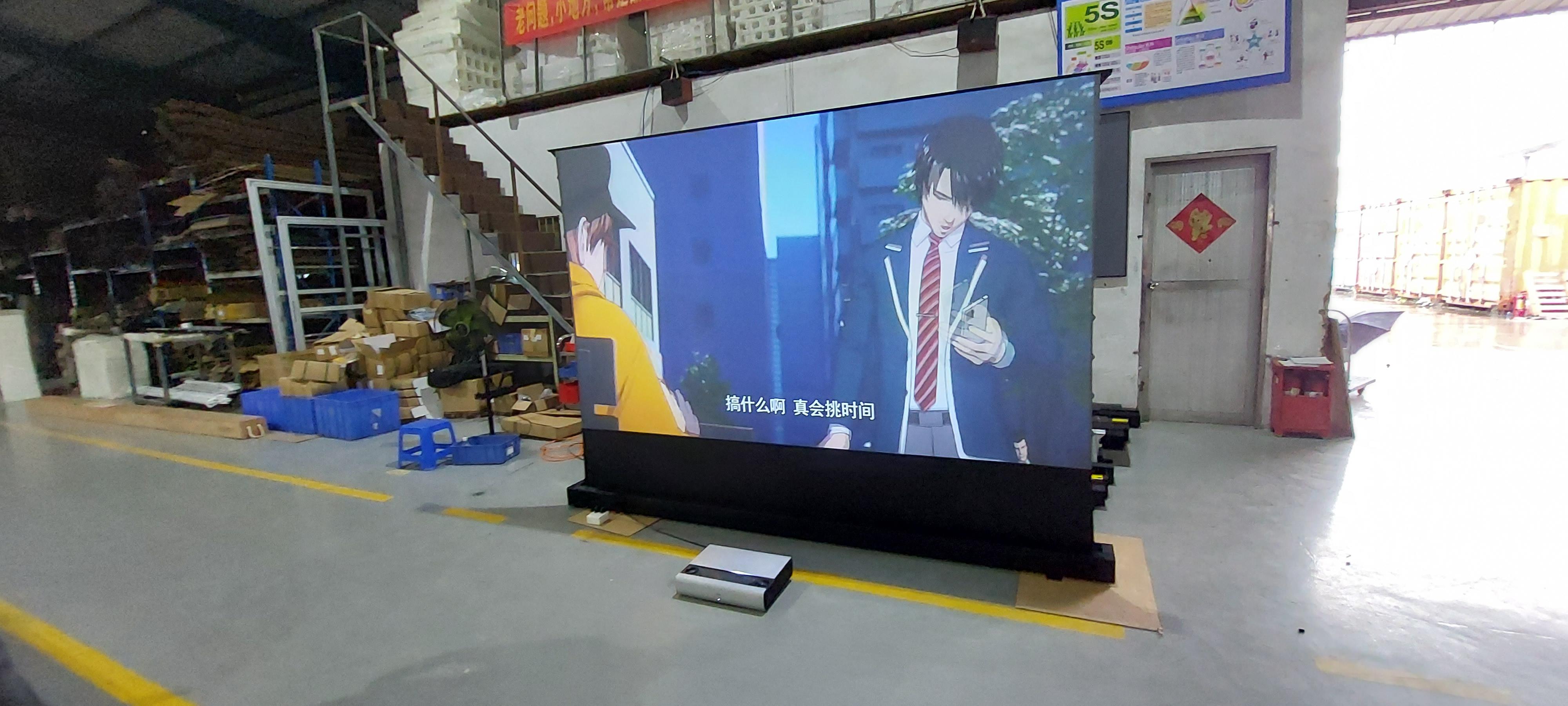 72-150 Inch Floor Stand Projection Screen Alr Ust Floor Stand Lift ...