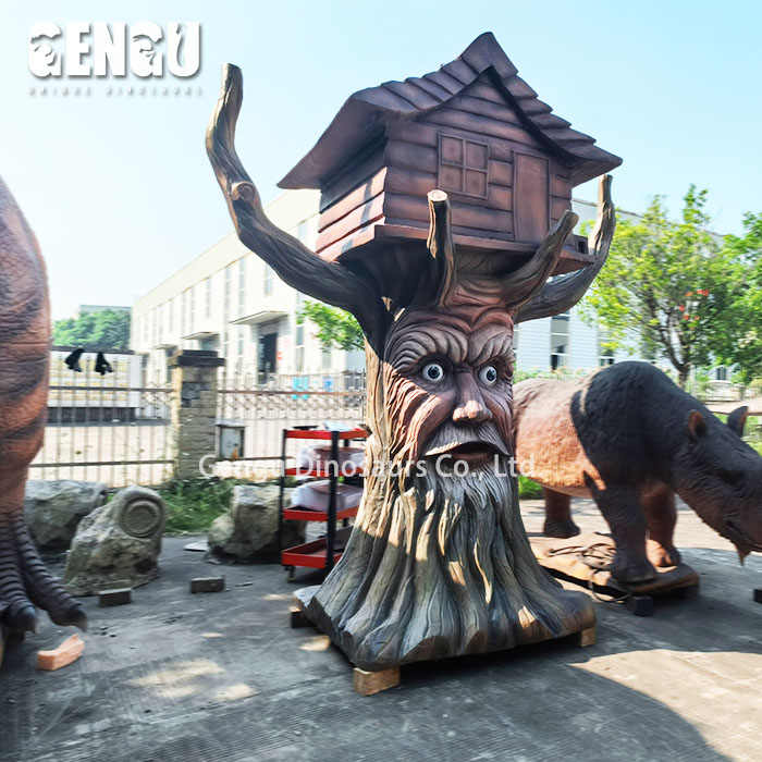 Real Talking Tree Model Animatronic Speaking Tree With House for Sale ...