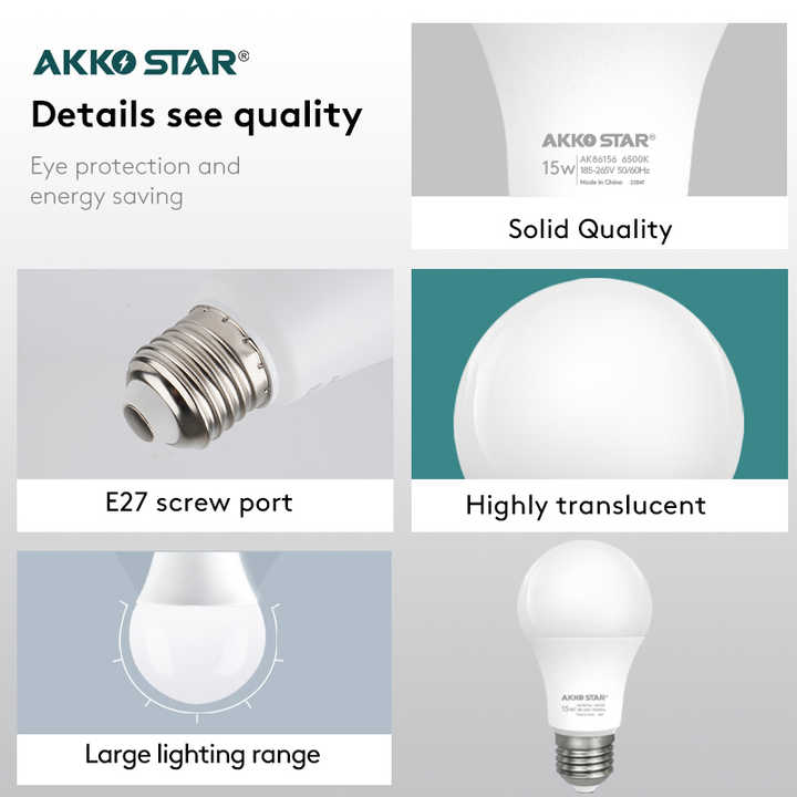 AKKO STAR E27 LED Bulbs - Efficient Lighting Solutions
