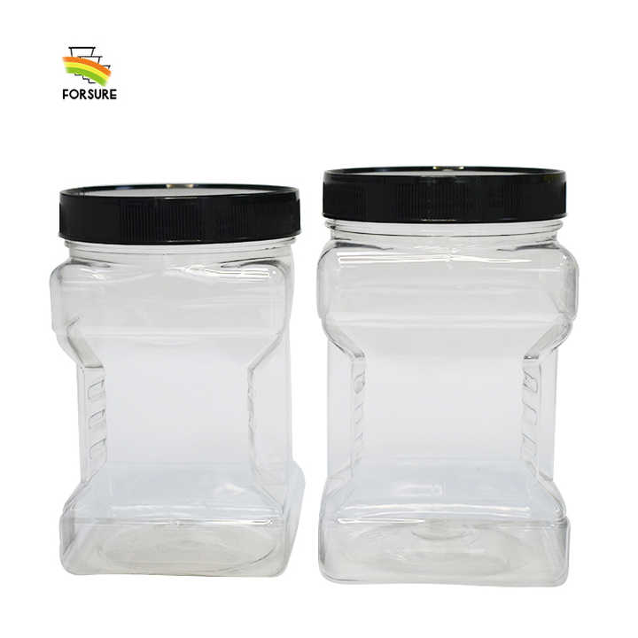 650/850ML Wholesale Plastic Sealable Jar with Lids Food Grade Pets ...
