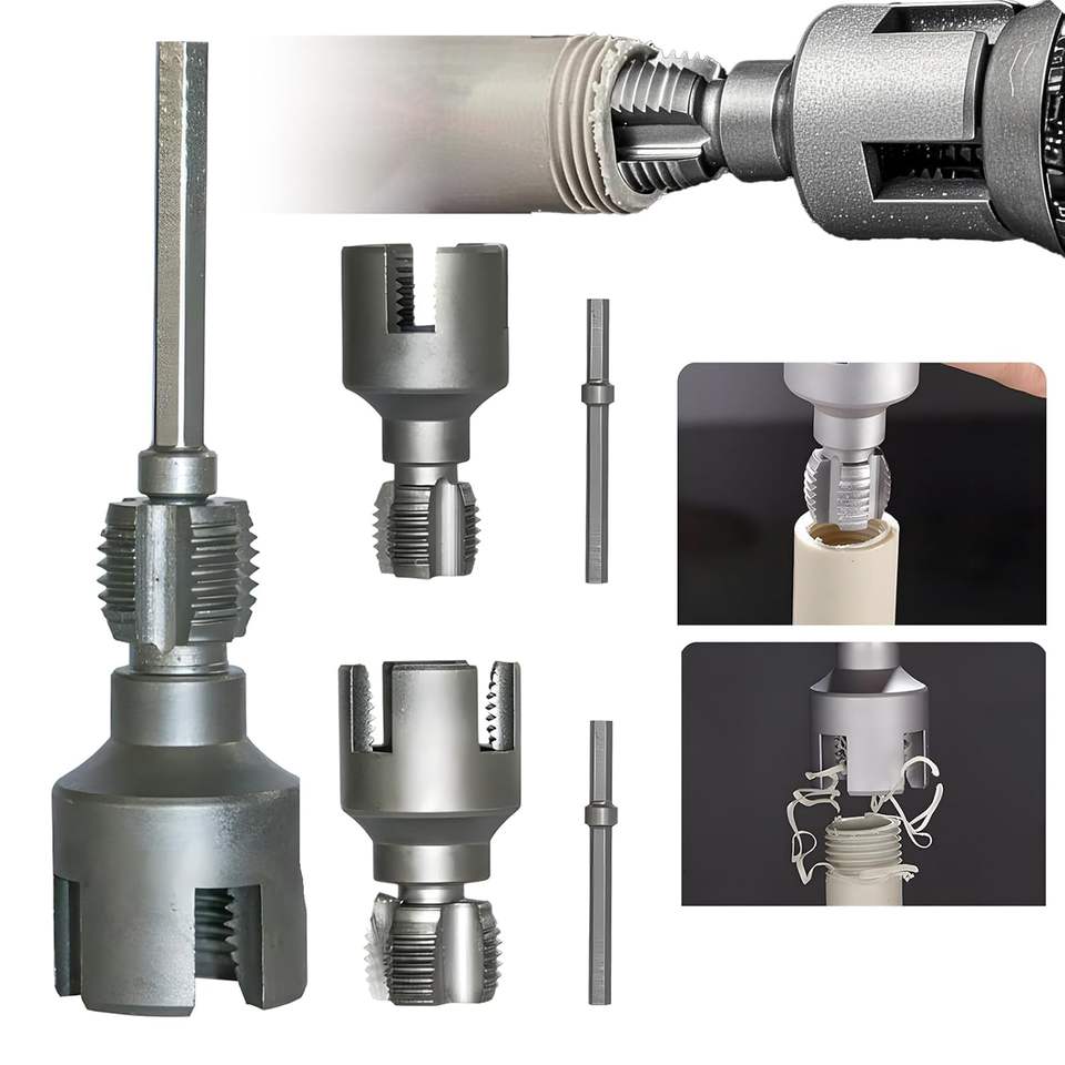 Integrated Electric Drill for Internal & External Pipe Threading PVC ...