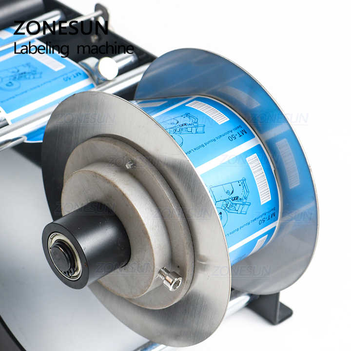 ZONESUN ZS-50 Manual Mineral Water Bottle Labeling Machine