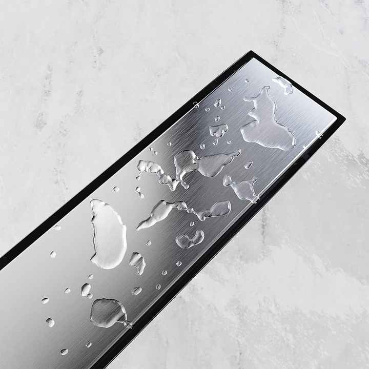 Custom Stainless Steel Shower Linear Floor Drain Removable Cover ...
