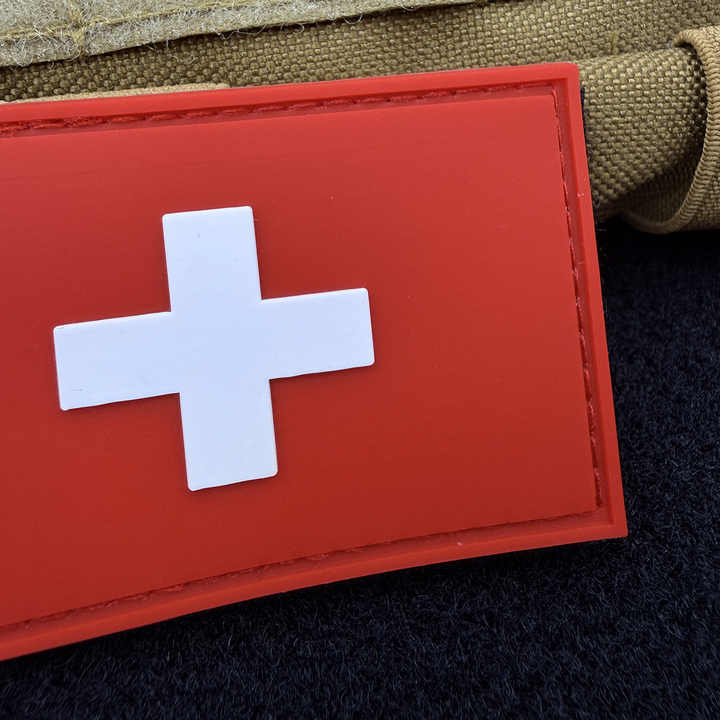 Promotional 3D for Swiss Tactical Patches for Switzerland PVC Patch ...