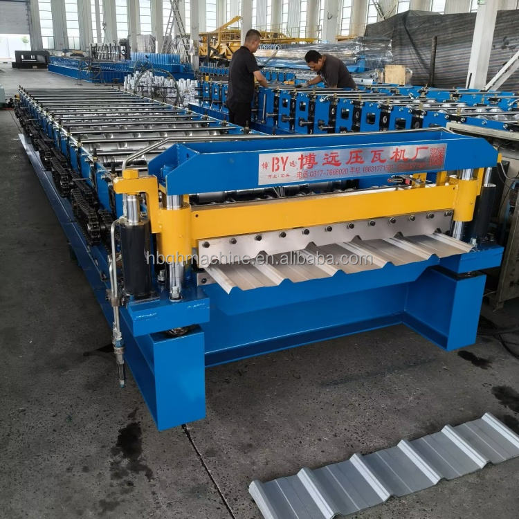 Automatic Steel Roof Tile Pressing Machine Fully Automatic Cold Bending ...