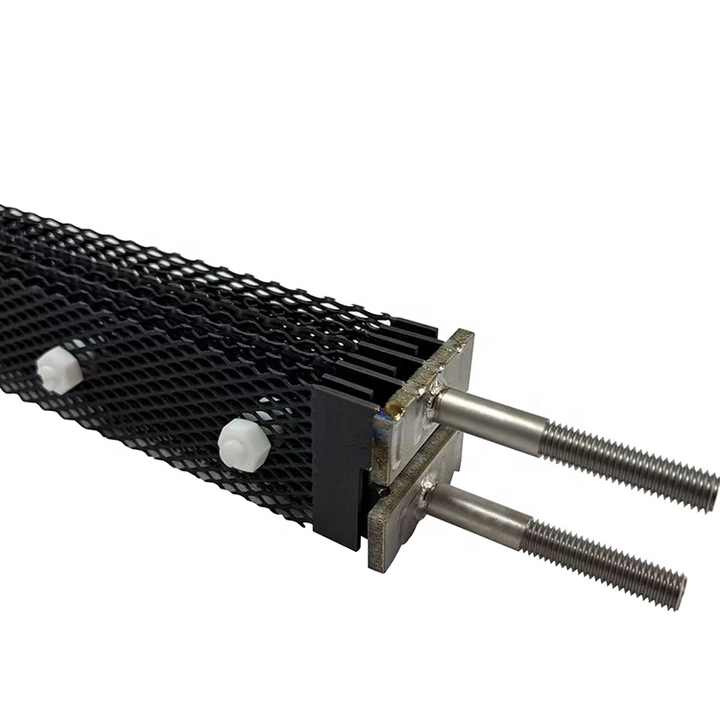MMO Ruthenium iridium Coating Titanium Electrodes for Brine ...