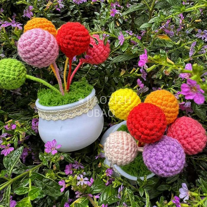 Balloon flower pots, bionic potted plants, bionic bouquets, preserved ...