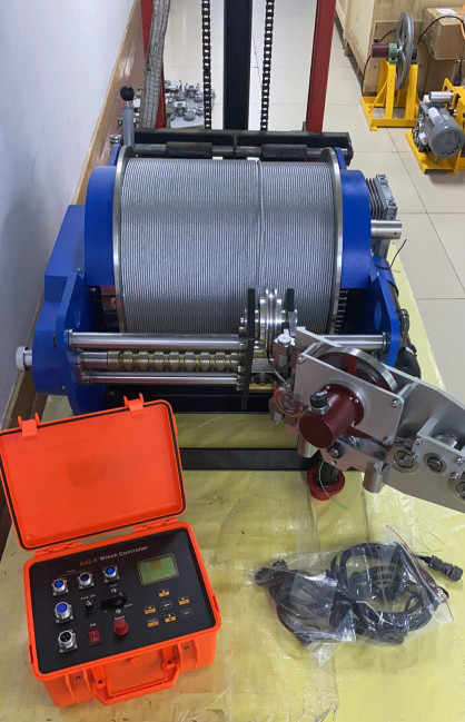 2000m Long Wireline Geophysical Borehole Winch for Tractors