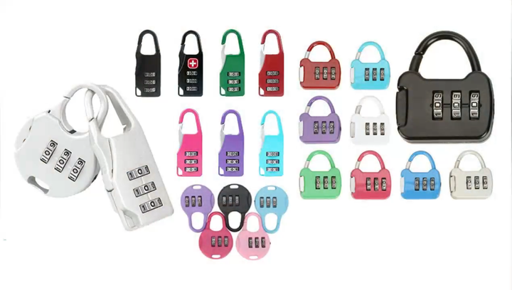 High Quality Anti Theft Combination Push Button Lock For Backpack ...