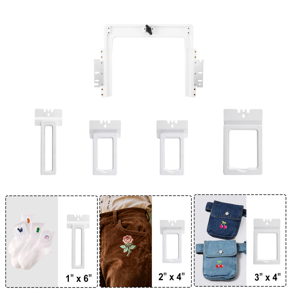 4in1 Magnetic Embroidery Frame Hoop for Pockets Cap Socks Short Sleeves ...