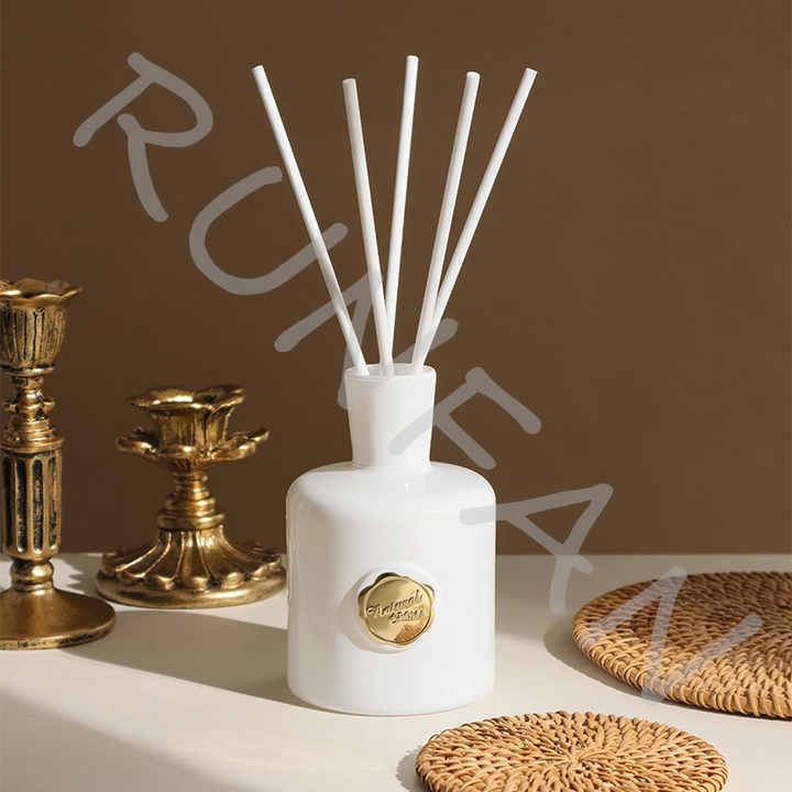 200ml Luxury Home Fragrance Glass Reed Diffuser with Sealing Wax Label ...