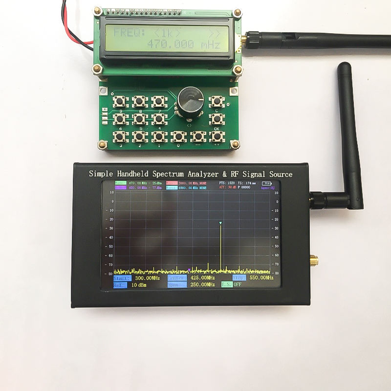 Simple Handheld Spectrometer Oscilloscope Repeaters with Spectrum ...
