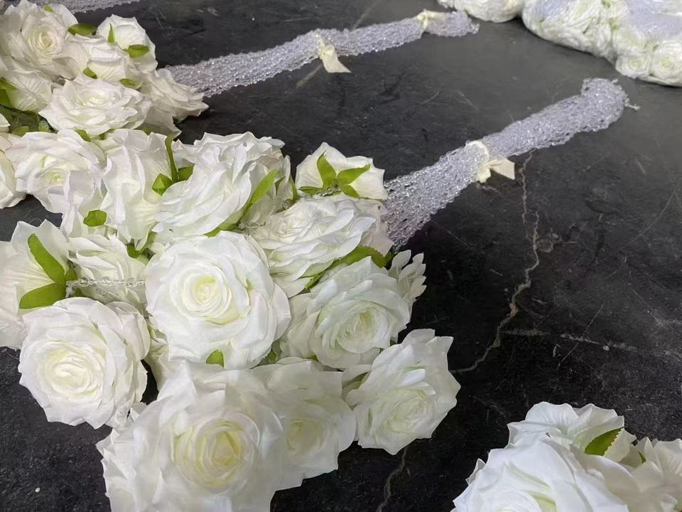 MSH M517 Luxury Wedding Stage Backdrop Crystal Ceiling Water Drop ...