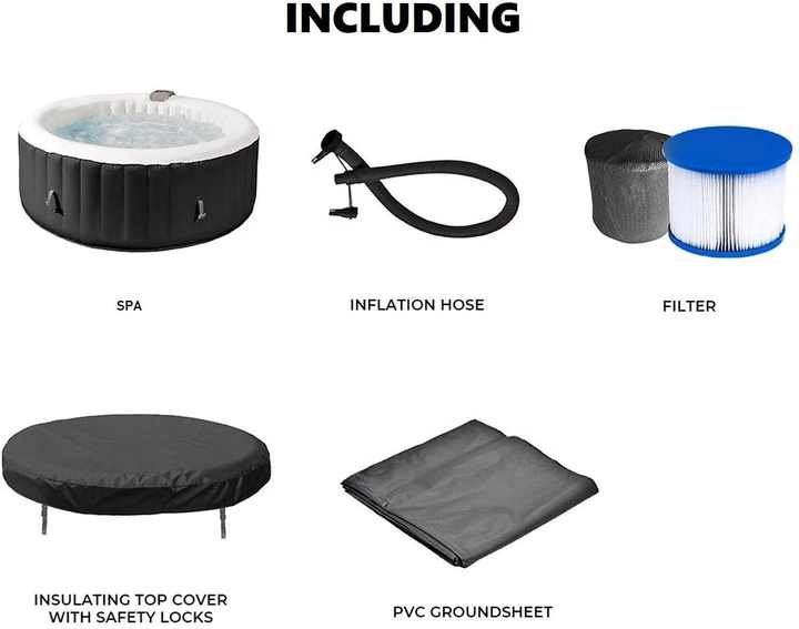 Inflatable Hot Tubs - Whirlpool Spa Tubs Pool Gonflable