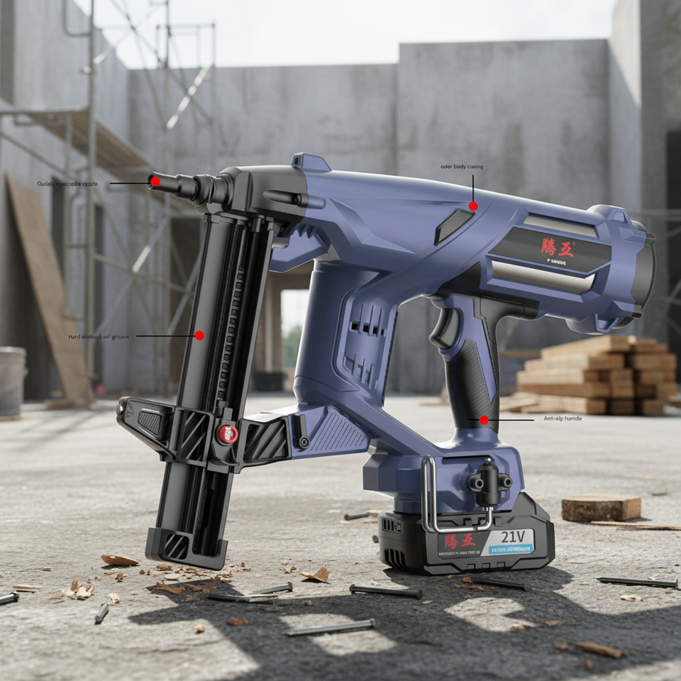 Toua DCCN40A Industrial Professional Grade Electric Cordless Nail Gun ...
