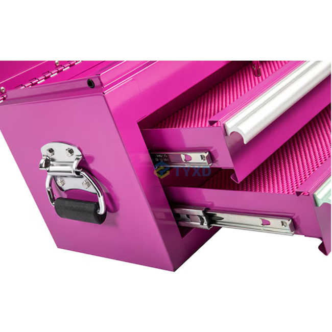 Steel Pink Pet Grooming Tack Tool Box - Sustainable & Durable