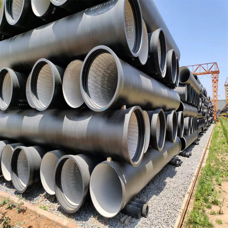 DN100 DN150 DN200 DN300 DN500 K9 C25 Double Flange Ductile Iron Pipe ...