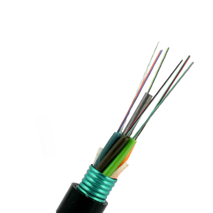 Hot sales Customized GYTS armored fiber optic cable 4 8 12 24 48 96 144 ...