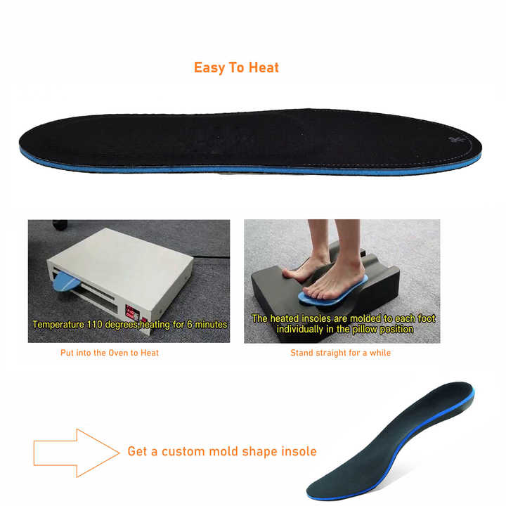Customized Heat Moldable Insoles - Best Arch Support