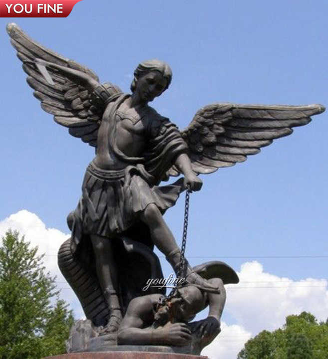 Outdoor Bronze Angel Statue - Warrior Eros Greek Mythology