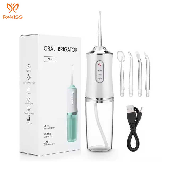 PAKISS 2025 Electric Water Flosser Hot Sale Portable for Oral Irrigator ...