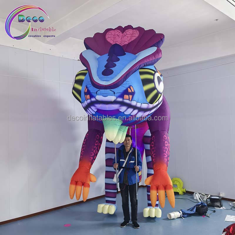 Giant Inflatable Seahorse/Chameleon/Mosquito/Parrot Puppet Carnival ...