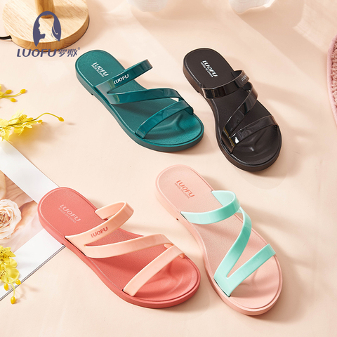 Luofu New Design Original Slides Slippers Eva High Elastic Thick Soft ...