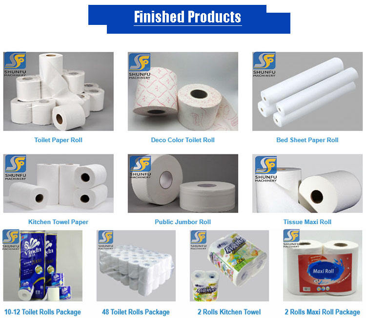 Automatic Small Business Toilet Paper Roll Making Machine Tissue Paper ...