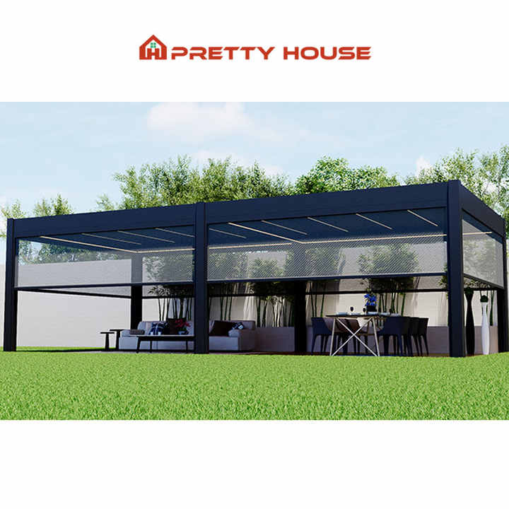 Customized Heavy Duty Waterproof Motorized Louvre Roof