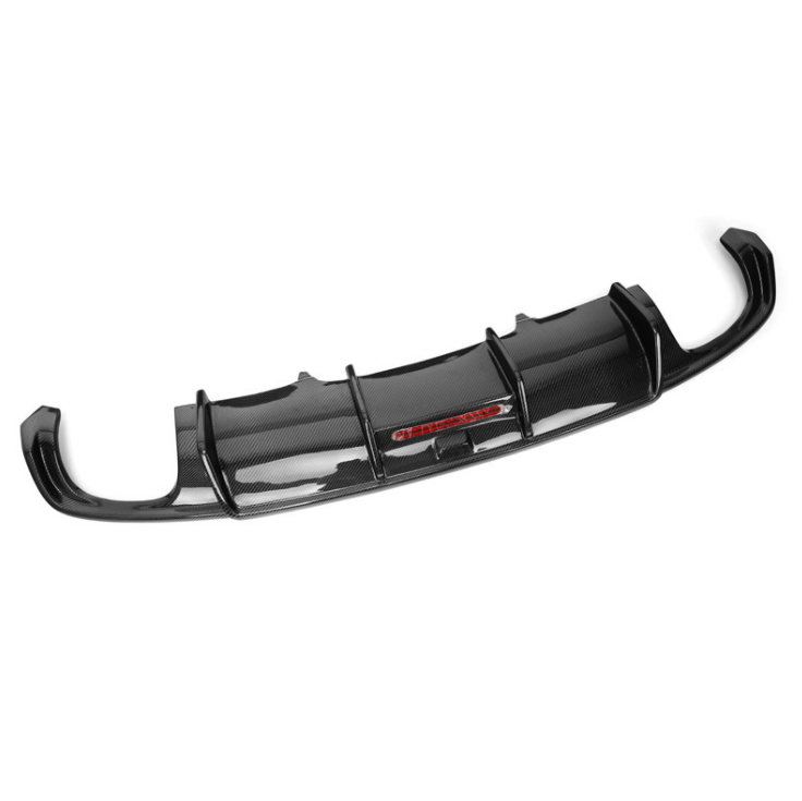 Audi A4 B9 2017-2019 Carbon Fiber Rear Diffuser - Karbel Style