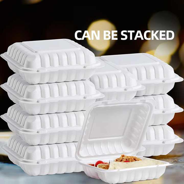 9x9 Inches Thickened Disposable Plastic Hamburger Box Lid
