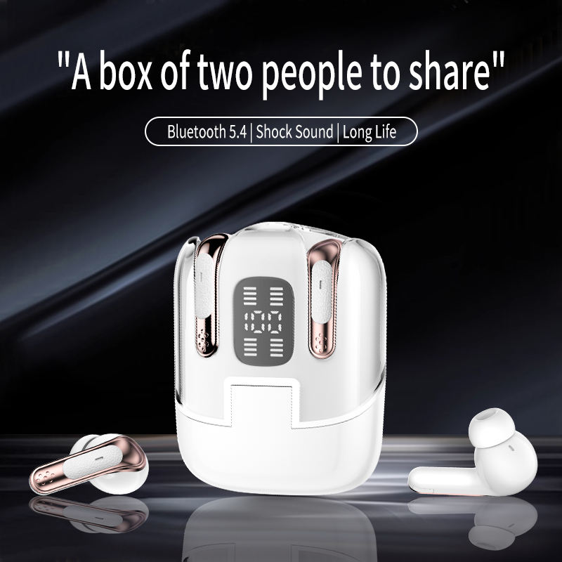 TWS Wireless Earbuds 4-in-1 Charging Box On-Ear Digital Display Battery ...