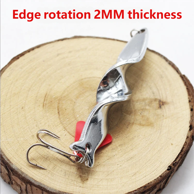 Rotating King Spoon Spiral Iron & Carbon Steel Hard Bait Long Casting ...