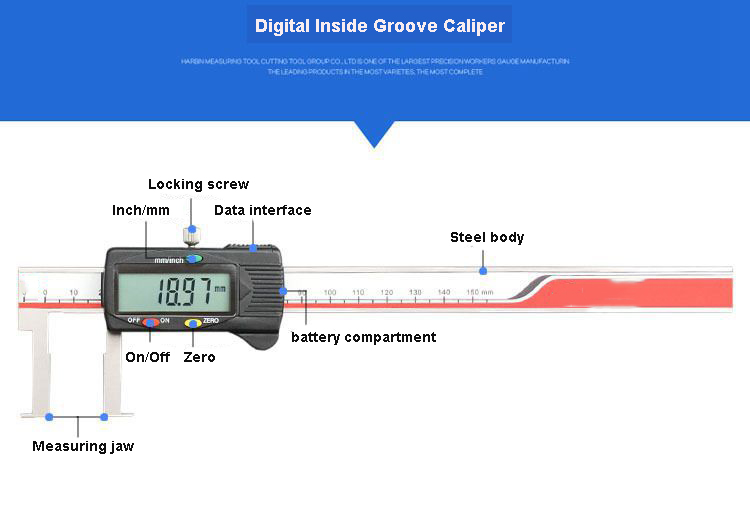 Digital display inner groove caliper special caliper Products from ...